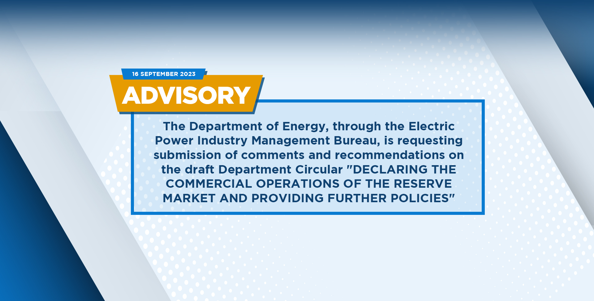 IEMOP | Independent Market Operator of the WESM – We Run Markets