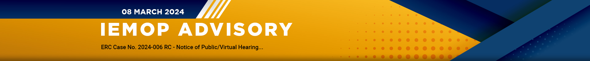 IEMOP | Independent Market Operator of the WESM – We Run Markets