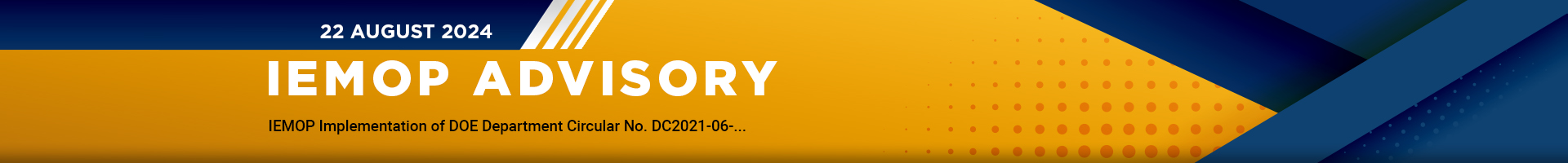 IEMOP | Independent Market Operator of the WESM – We Run Markets